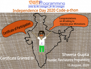 Gandhi Jayanti Code-a-thon 2020 – Panchatantra Programming
