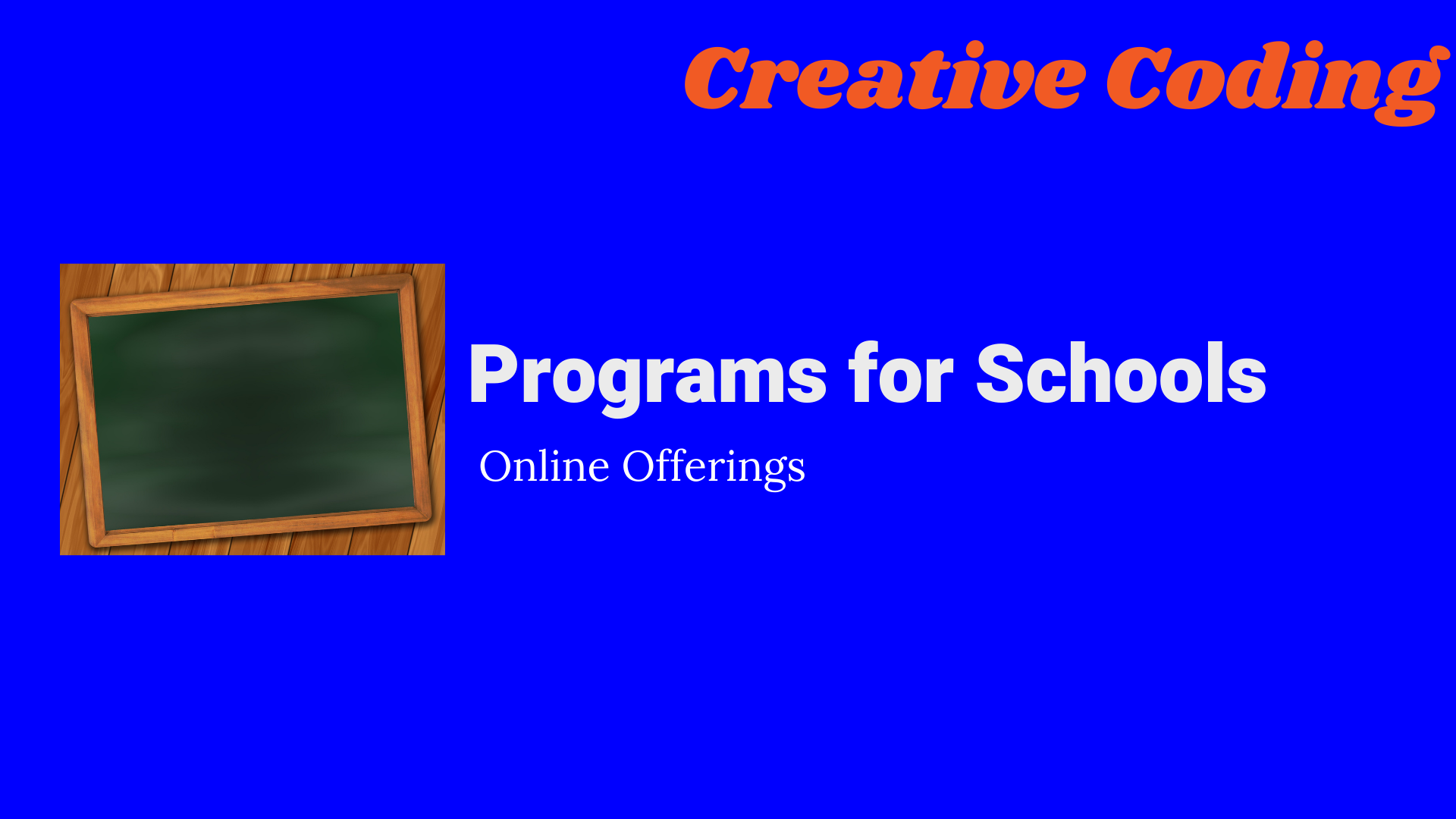 Program Offerings – Panchatantra Programming
