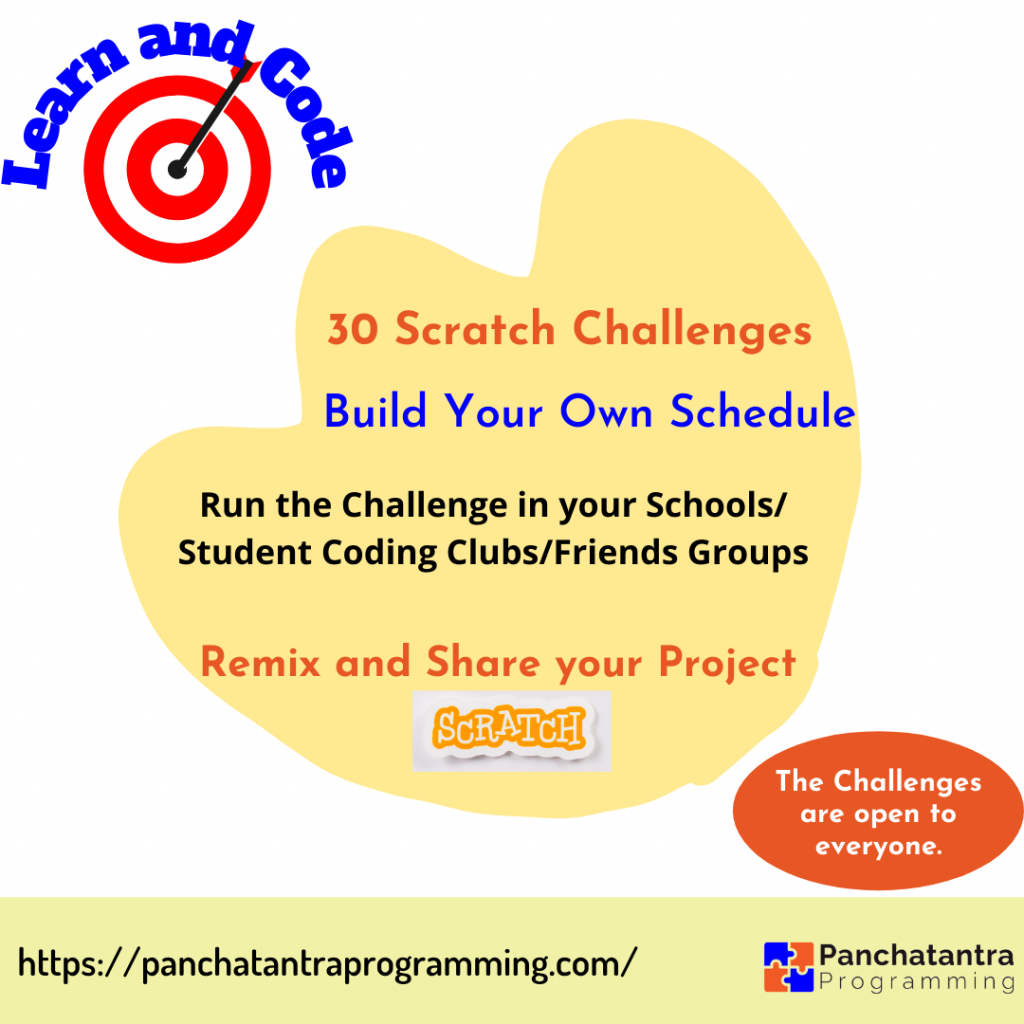 Self-Paced 30 Scratch Challenges – Panchatantra Programming