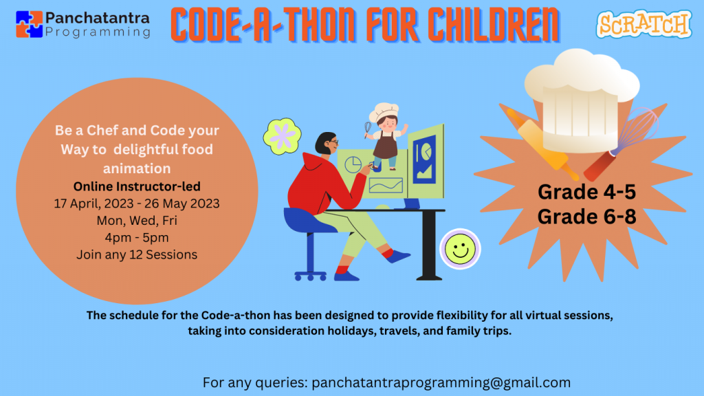 Scratch Code-a-thon Summer 2023 – Panchatantra Programming