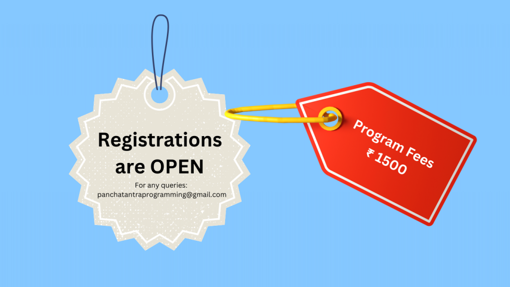 Scratch Code-a-thon Summer 2023 – Panchatantra Programming